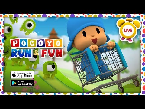 🔴 DIRECTO – POCOYÓ en ESPAÑOL – Run & Fun La Carrera | CARICATURAS y ...